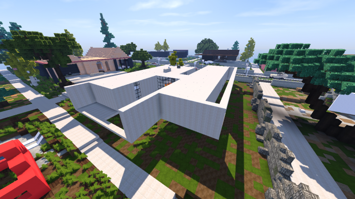 contemporary house Minecraft Map