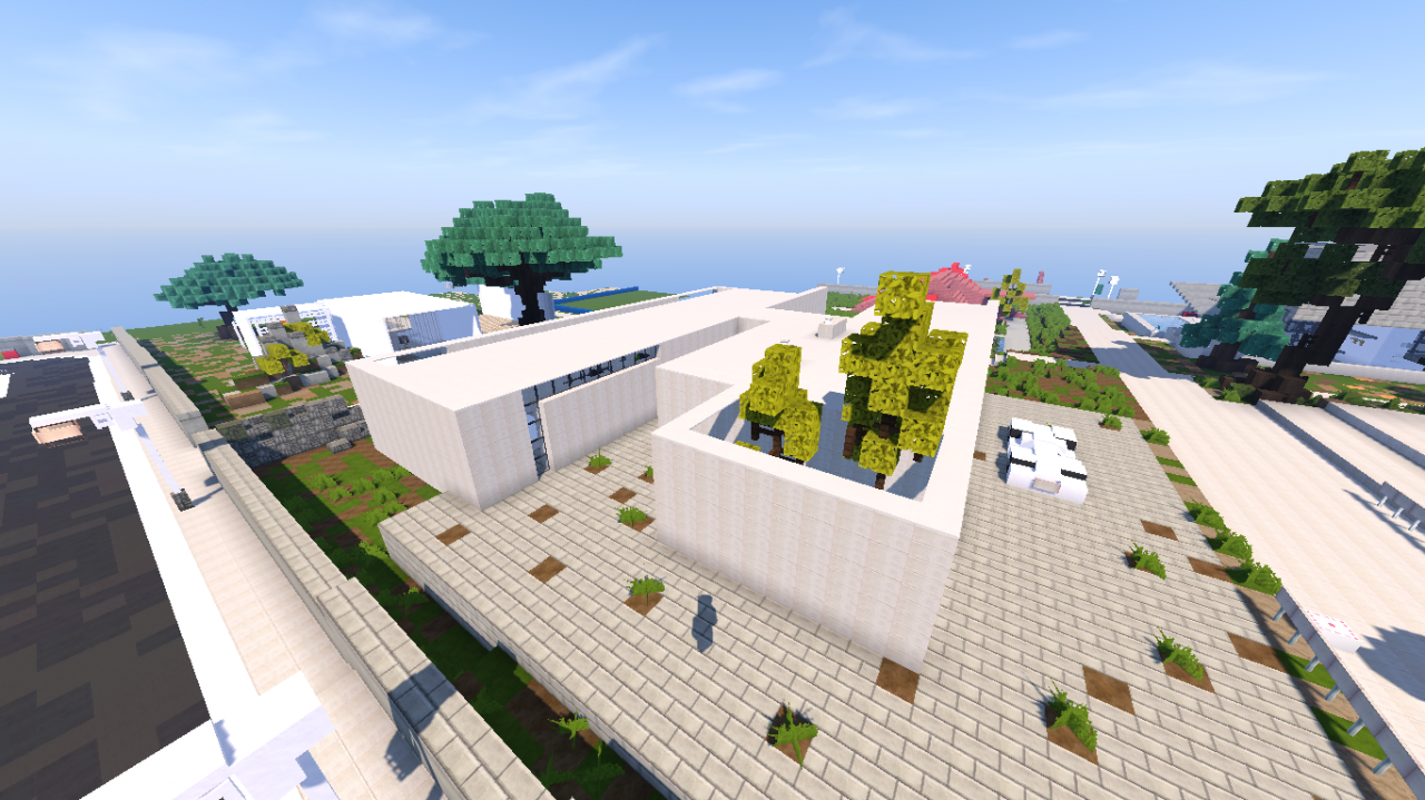 contemporary house Minecraft Map
