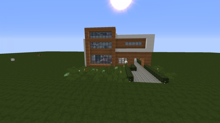 Simple modern house Minecraft Map