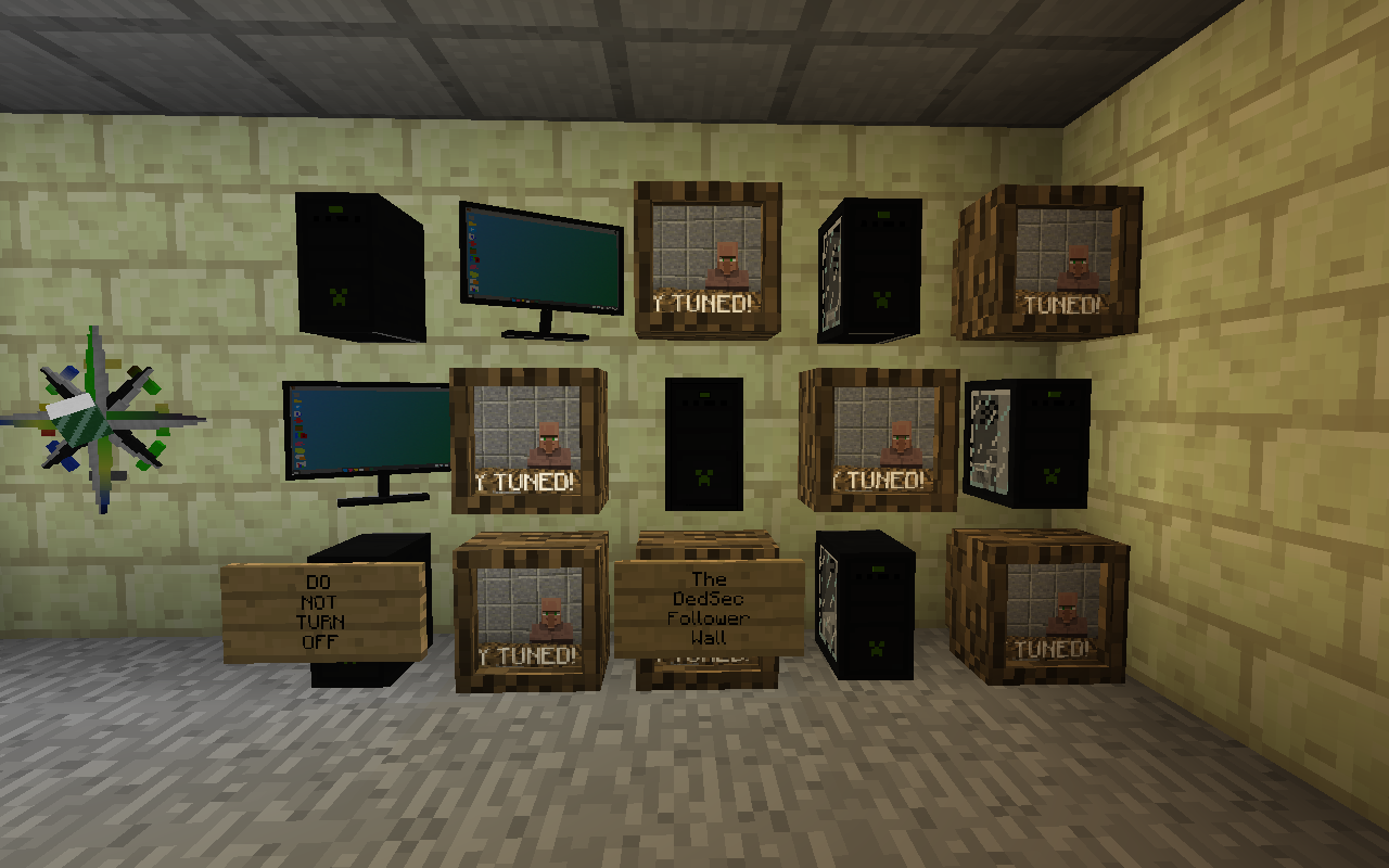 The Hackerspace from Watch Dogs 2 Minecraft Map