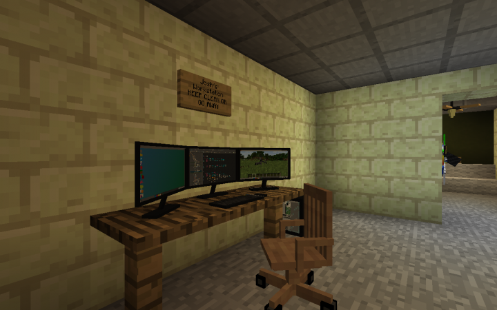 The Hackerspace from Watch Dogs 2 Minecraft Map