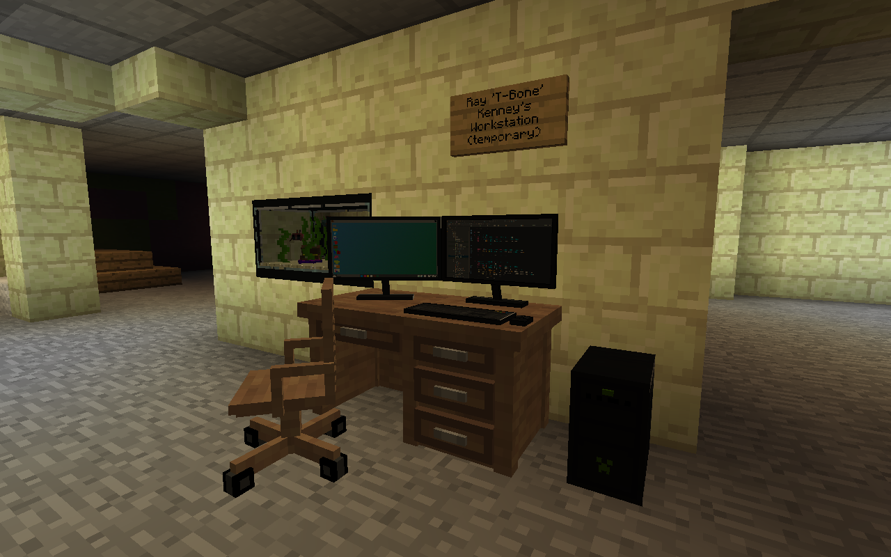 The Hackerspace from Watch Dogs 2 Minecraft Map