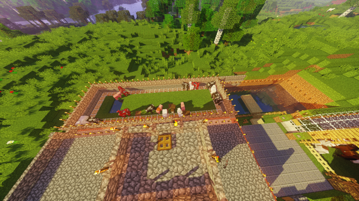 Multi-Player Base Design v1 Minecraft Project