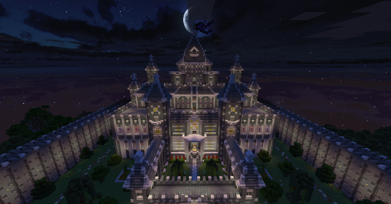 Angelville Castle Midevil fantasy Minecraft Map