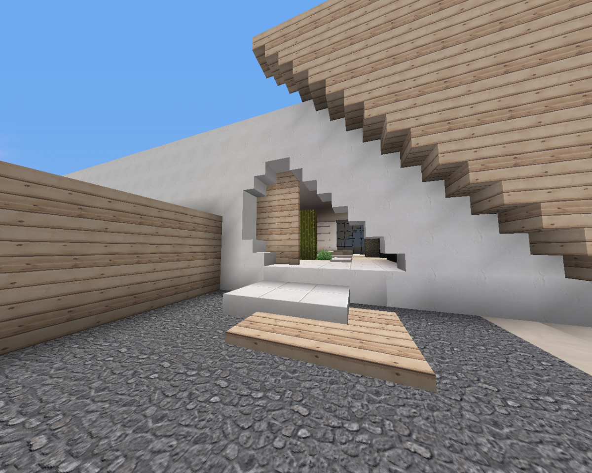 Modern Concept Desert house Minecraft Map