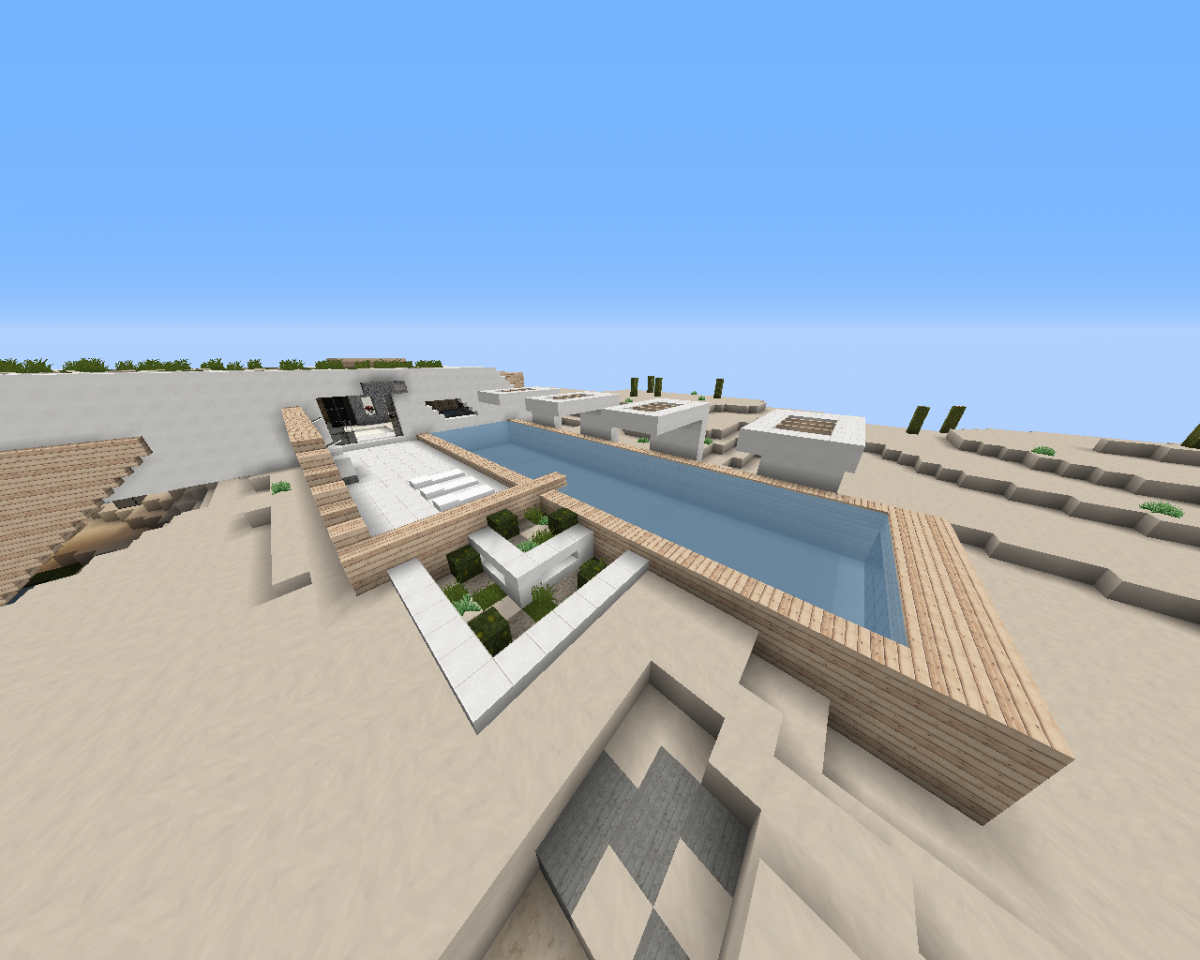 Modern Concept Desert house Minecraft Map