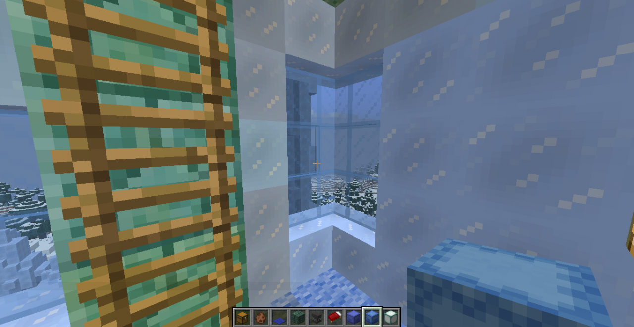 LIfe in a ice mansion Minecraft Map