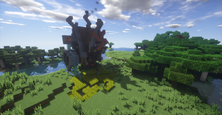 Small Steampunk House Minecraft Map