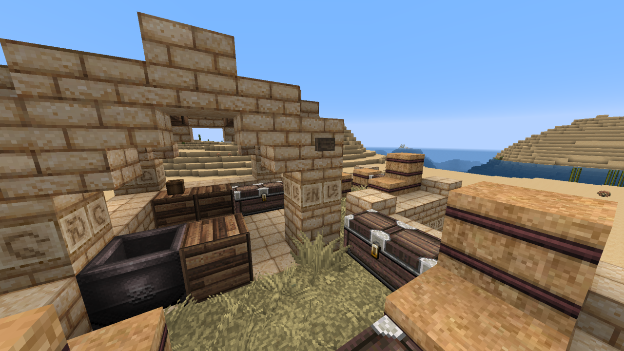 Simple detailed Desert House Minecraft Map