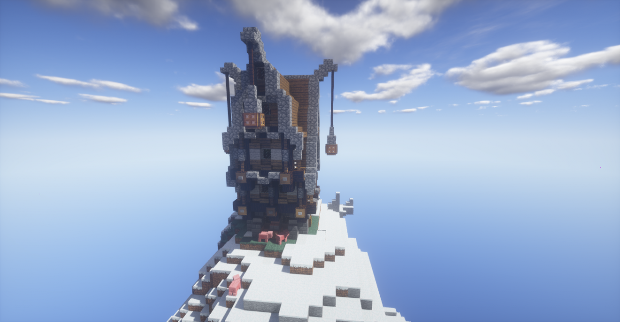 Medieval (Mountain) House Minecraft Map