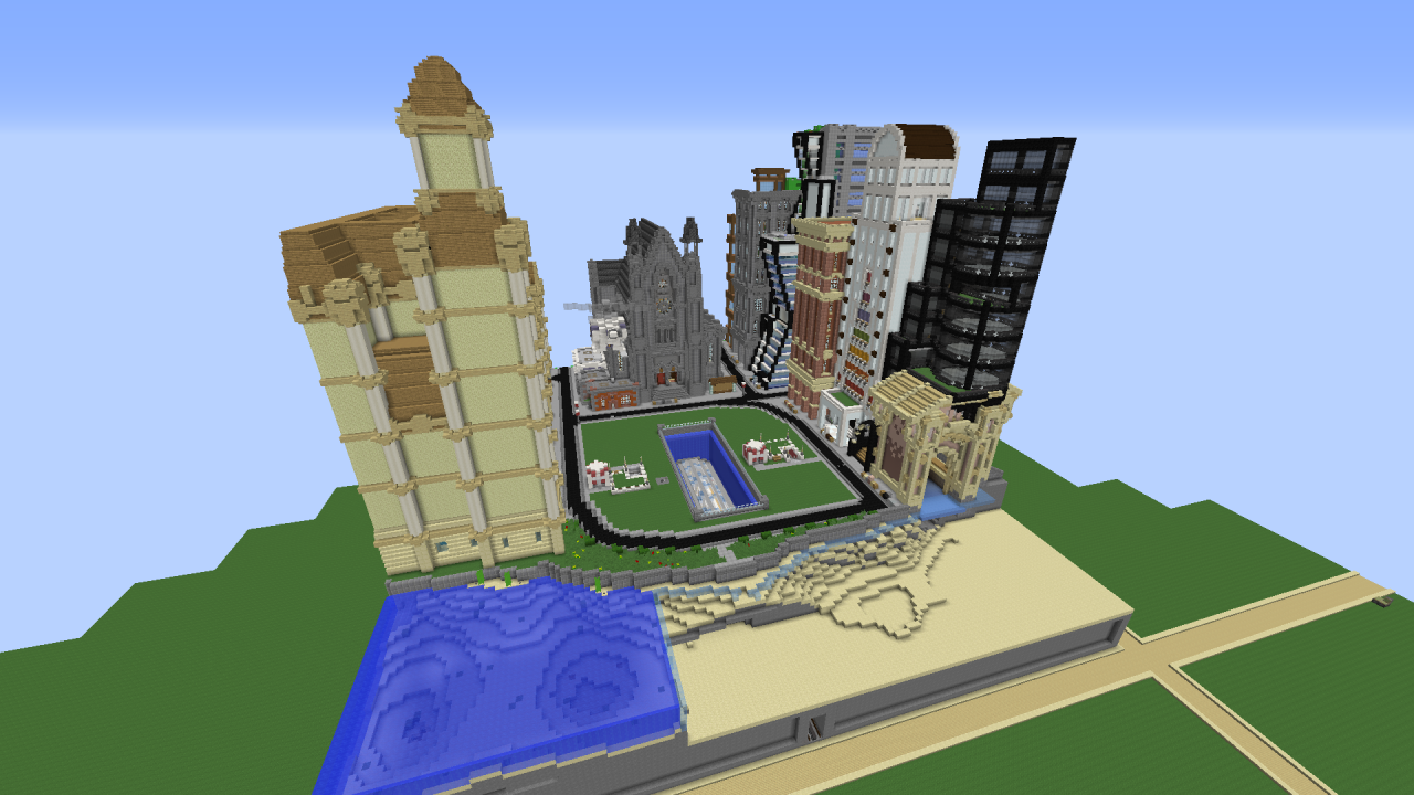 PlanetMine City Plot || WIP Minecraft Map