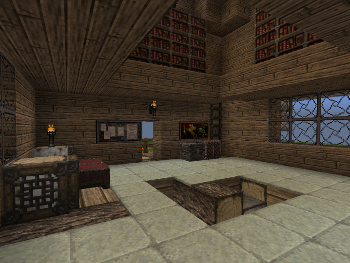 A medieval hut.. Minecraft Map