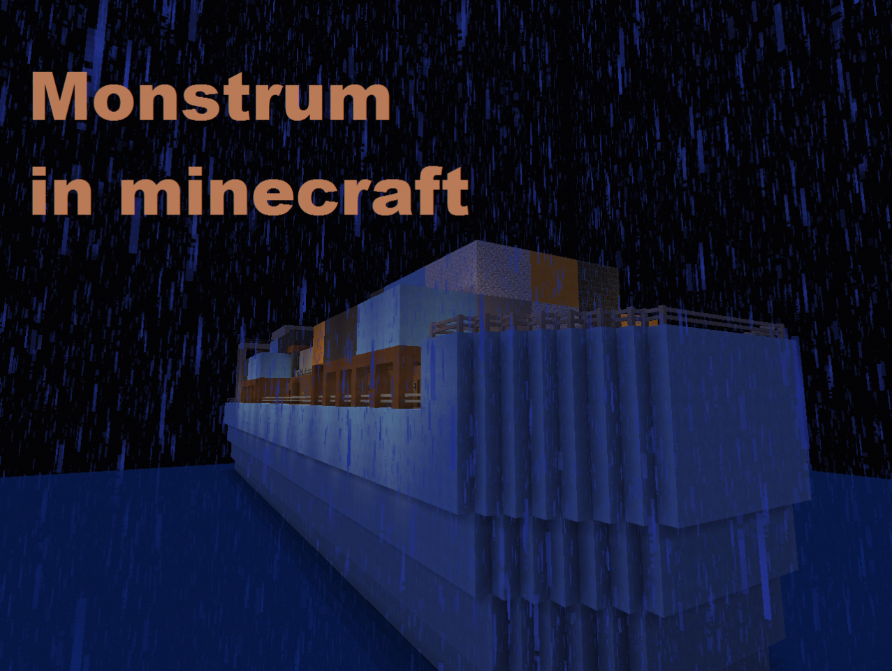 Monstrum in minecraft map Beta v0.5 Minecraft Map