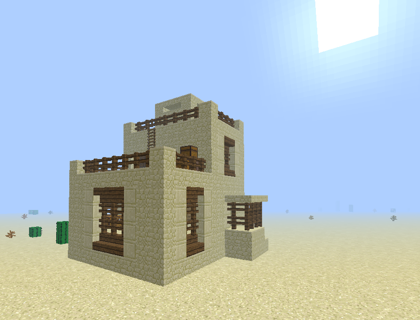 Starter Desert House Minecraft Map