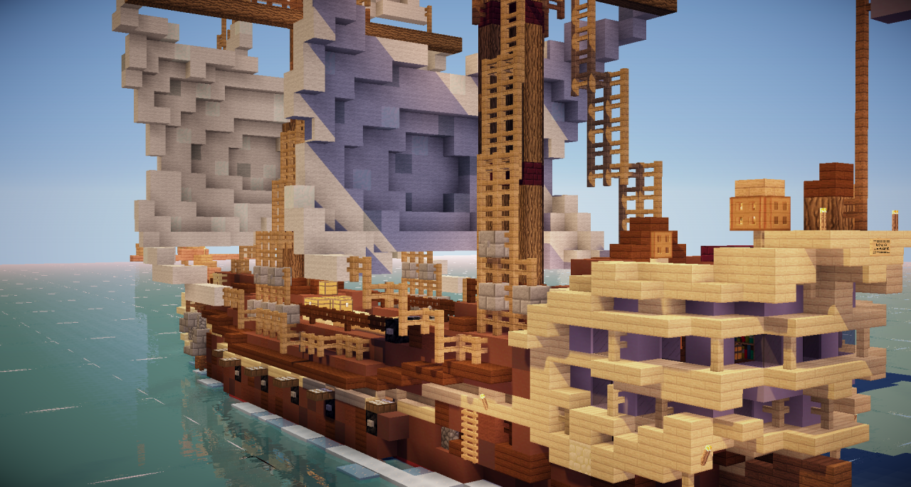 Le Cracotte-renaissance ship Minecraft Map