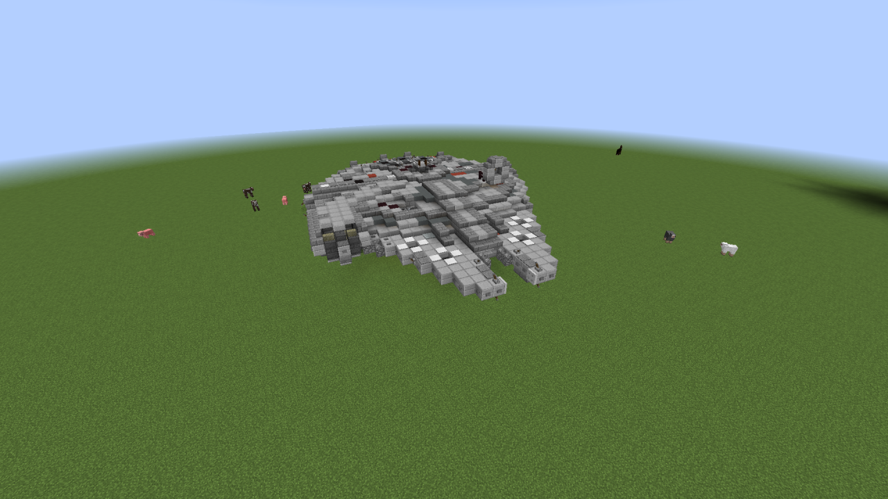 Millennium Falcon (Empire Strikes Back) Minecraft Map