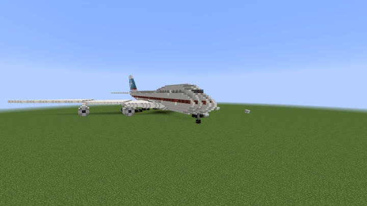 Boeing 747 Minecraft Map