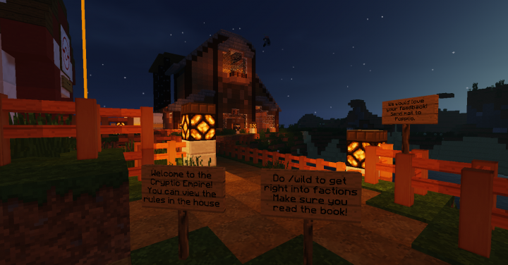Cryptic Empire Factions (Politely asking for staff) Minecraft Server