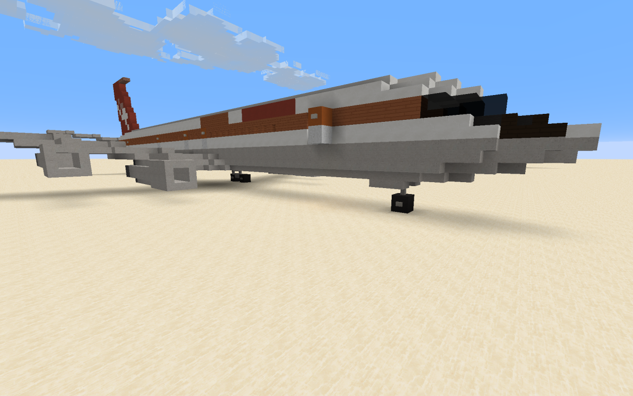 Boeing 707-338C Qantas UPDATED! Minecraft Map