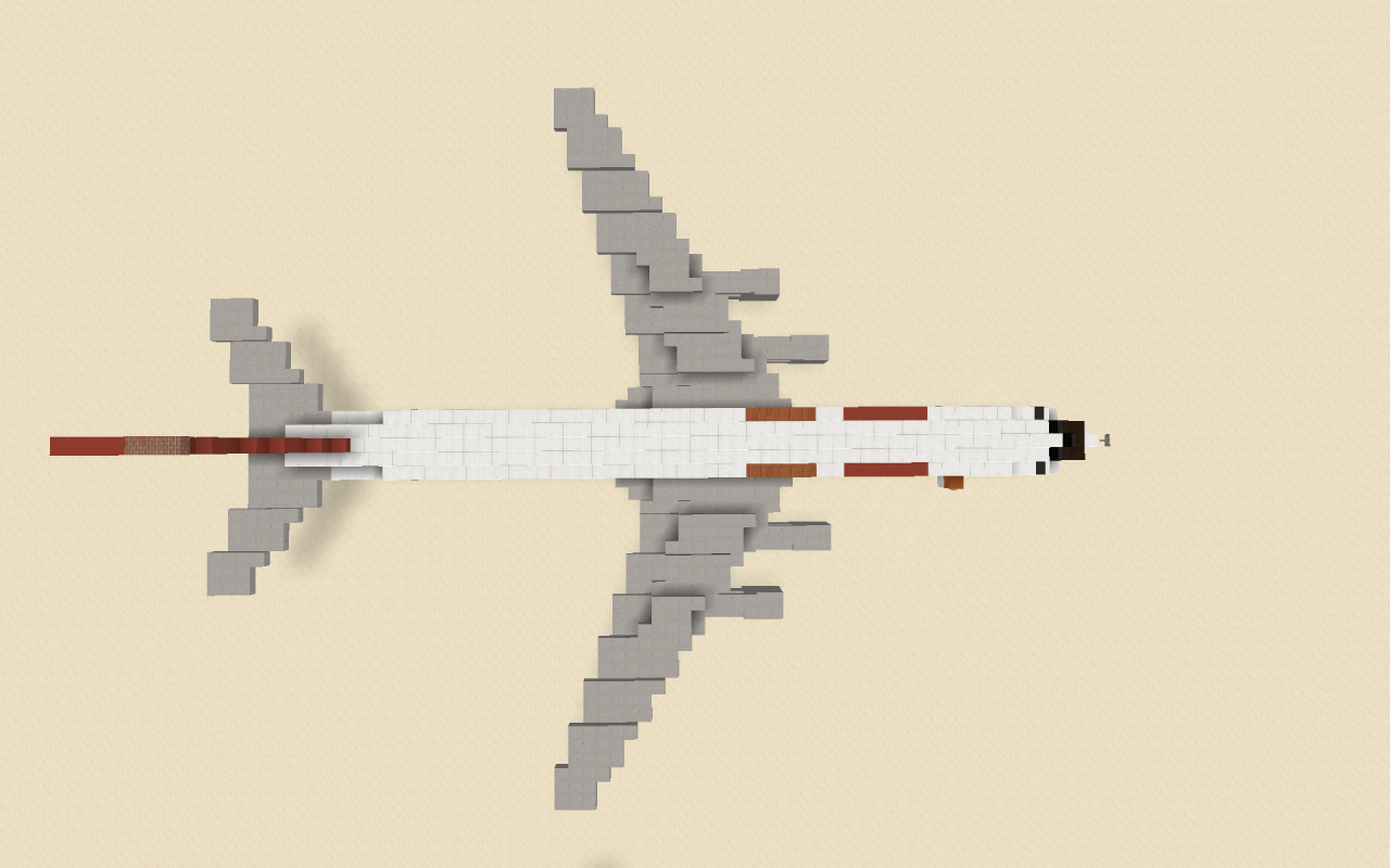 Boeing 707-338C Qantas UPDATED! Minecraft Map