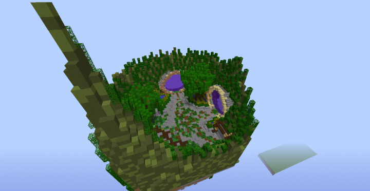 Island Spawn Floating/2 portal Minecraft Map