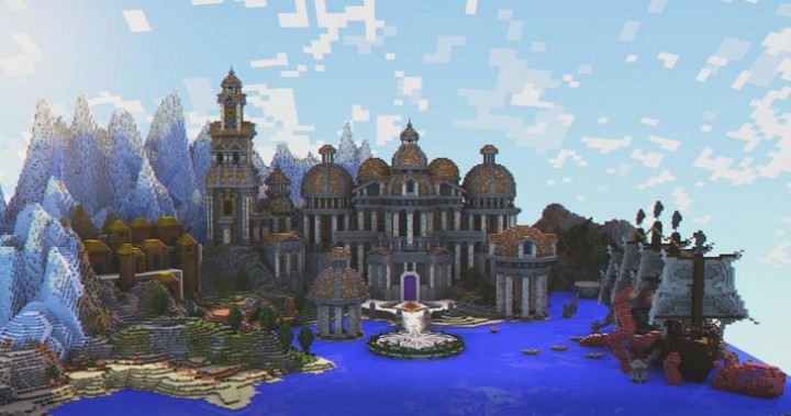 Server hub Minecraft Map