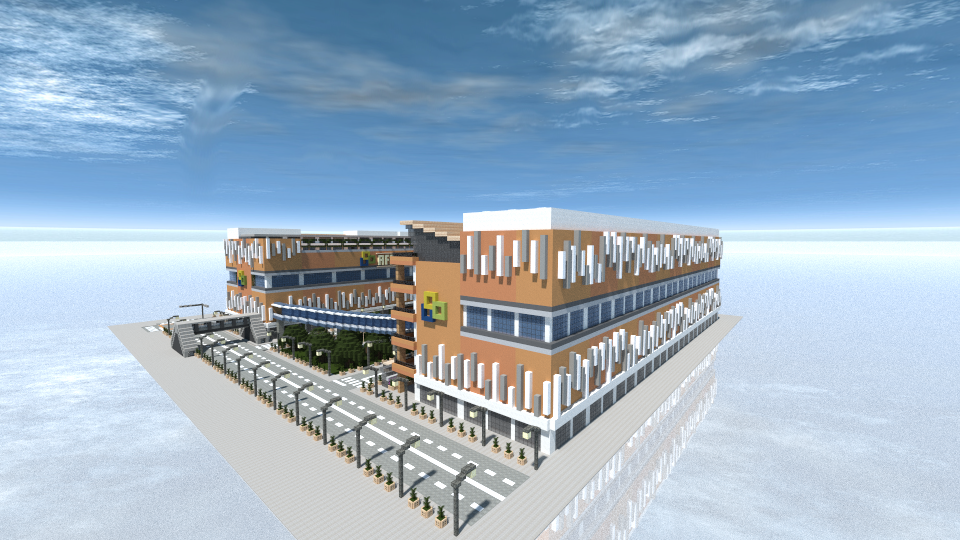 Modern Mall - [Interiorless] Minecraft Map