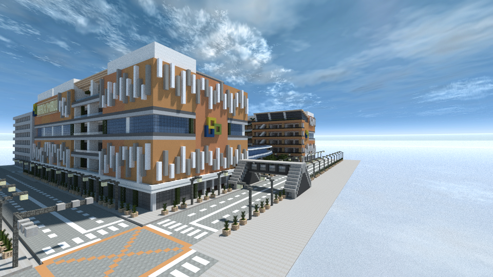 Modern Mall - [Interiorless] Minecraft Map