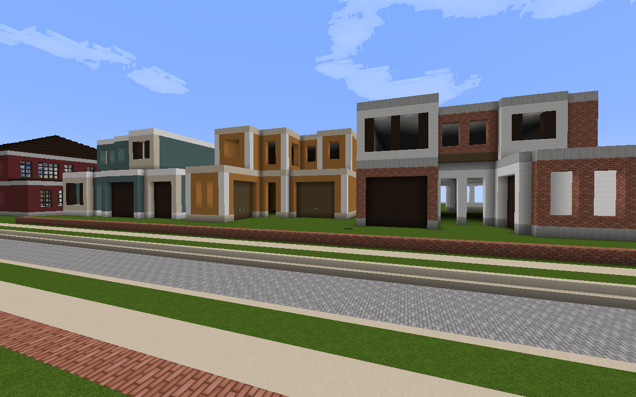 Modern Intricate Homes - Ambrogio at Shoregrass Minecraft Map