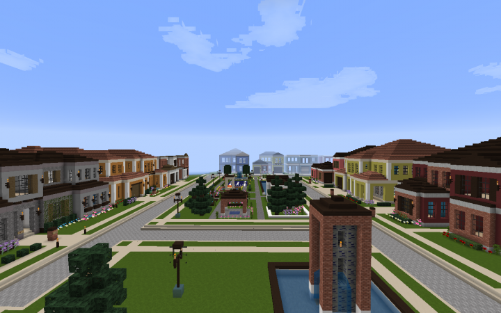 Modern Intricate Homes - Ambrogio at Shoregrass Minecraft Map