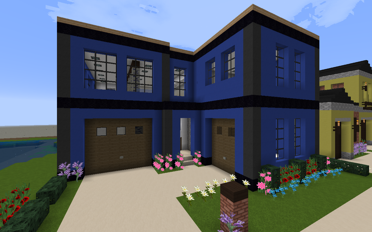 Modern Intricate Homes - Ambrogio at Shoregrass Minecraft Map