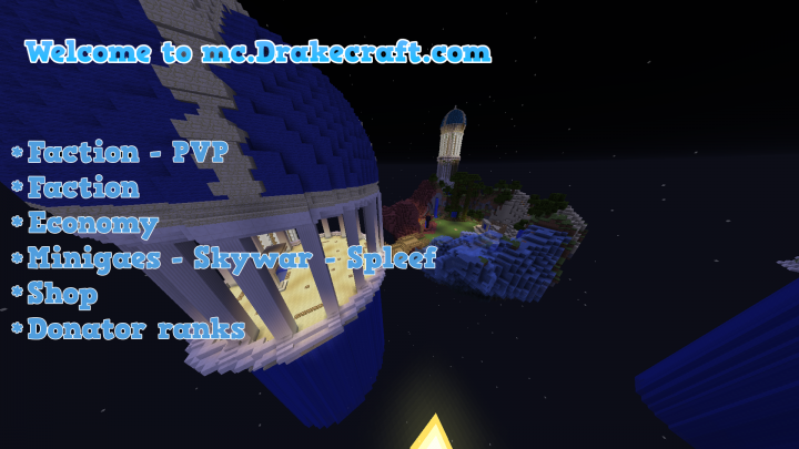 mc.drakecraft.com Faction PVP - minigames Minecraft Server