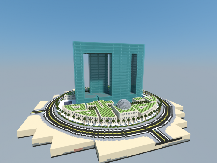 Dubai Pearl, Dubai Minecraft Map