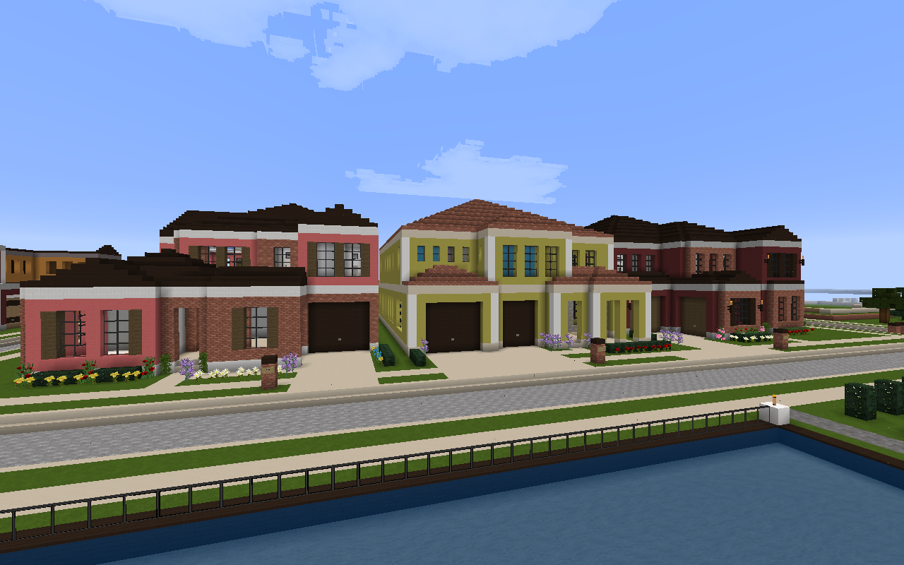 Modern Intricate Homes - Ambrogio at Shoregrass Minecraft Map