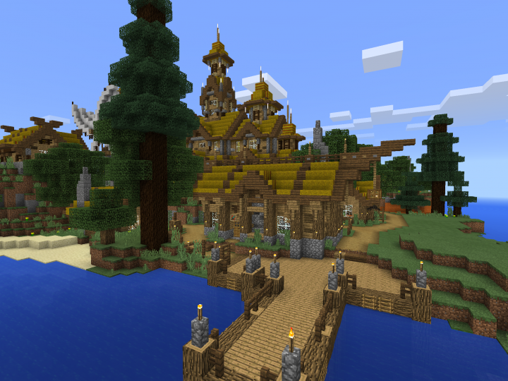 Öxenholm--- Viking town Minecraft Map