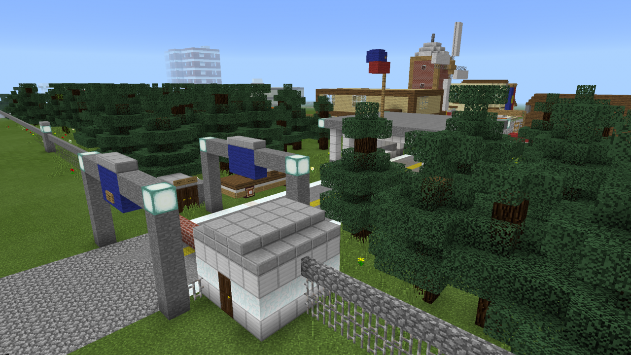 Basic Joint Security Area (Border) (Pocket Edition) Minecraft Map