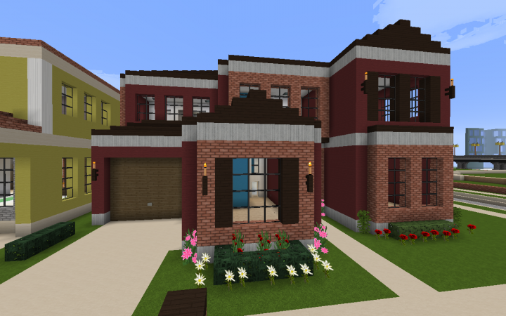 Modern Intricate Homes - Ambrogio at Shoregrass Minecraft Map