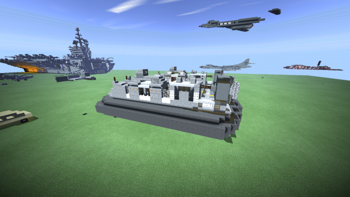 U.S. Navy LCAC Hovercraft Minecraft Map