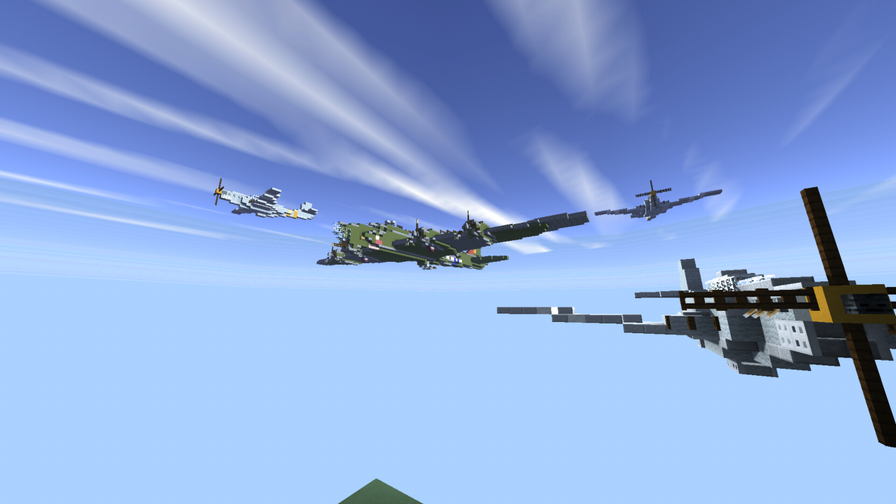 Boeing B-17G Flying Fortress Minecraft Map