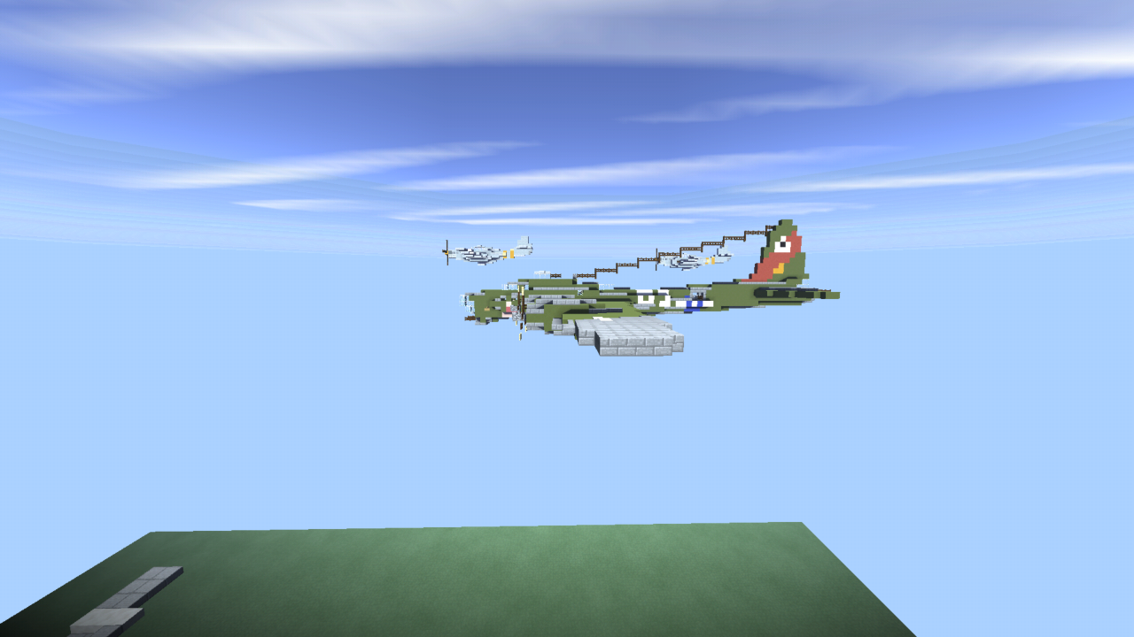 Boeing B-17G Flying Fortress Minecraft Map