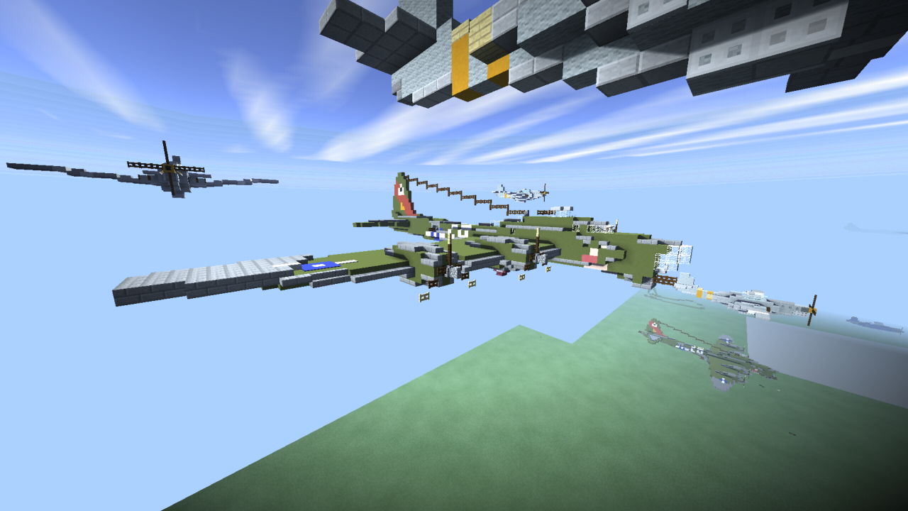 Boeing B-17G Flying Fortress Minecraft Map