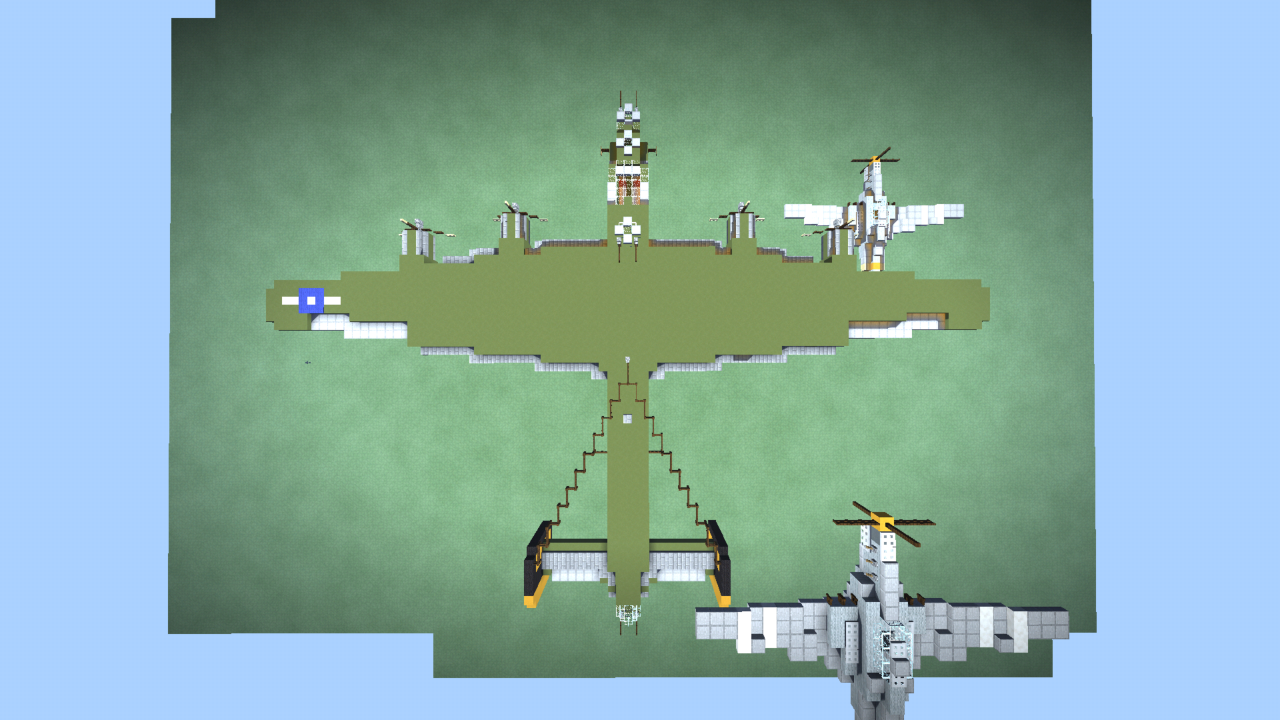 Consolidated B-24 Liberator Minecraft Map