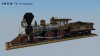 Central Pacific #173 4-4-0 American Steam Locomotive Minecraft Map
