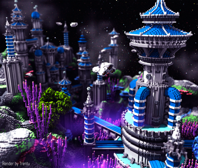 Blue Constellation Minecraft Map