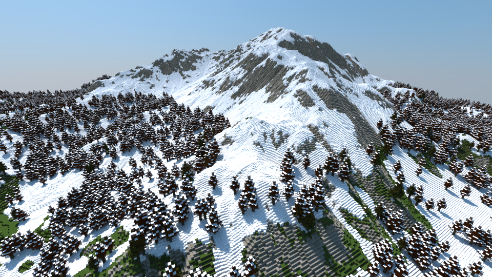 Hyper Realistic Terrain - Mountain Minecraft Map