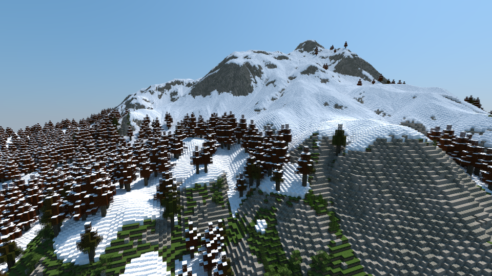 Hyper Realistic Terrain - Mountain Minecraft Map