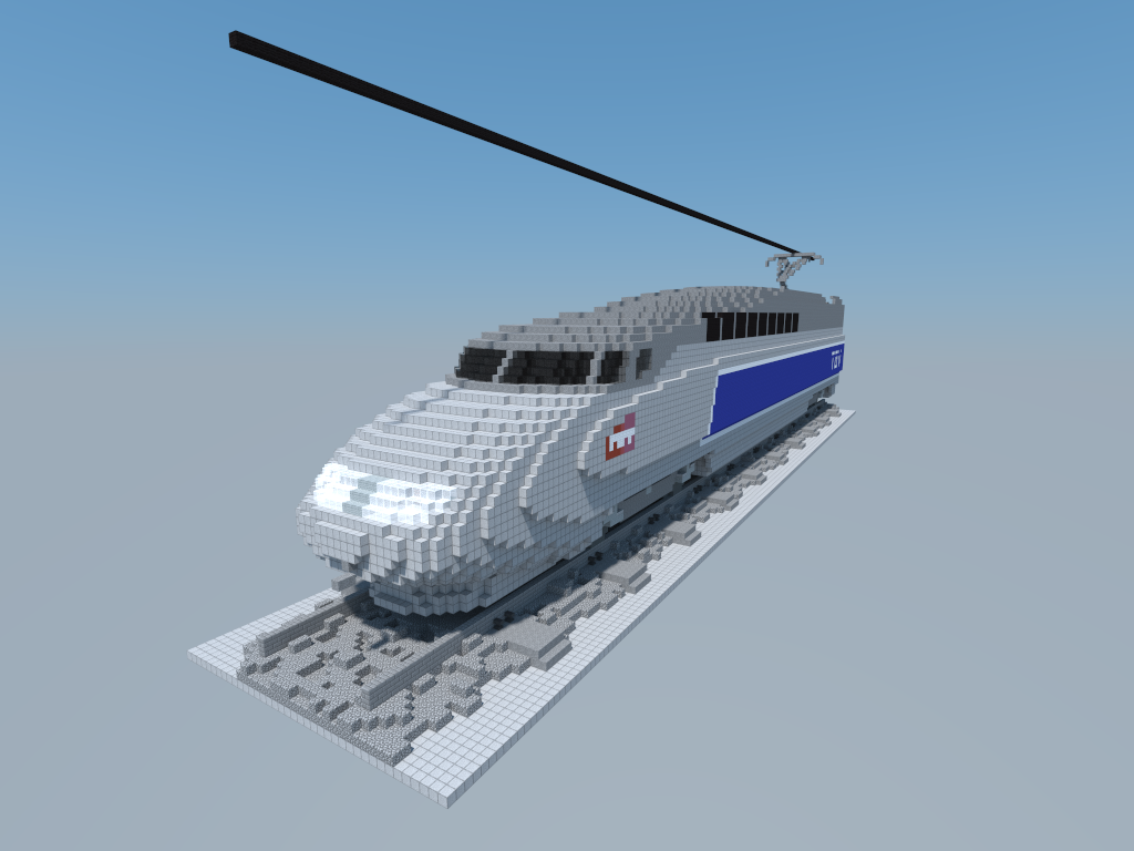 TGV Atlantique (Train à Grande Vitesse) Minecraft Map