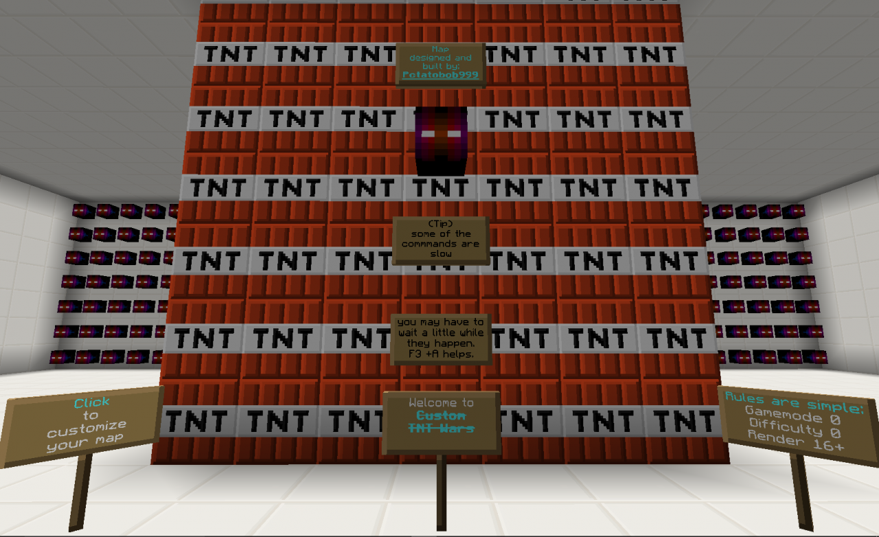Custom TnT wars Map Minecraft Map