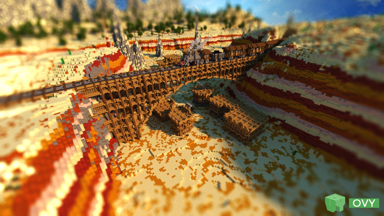 [Minecraft Timelaps] Tucson, Western Map | By Shorky Minecraft Map