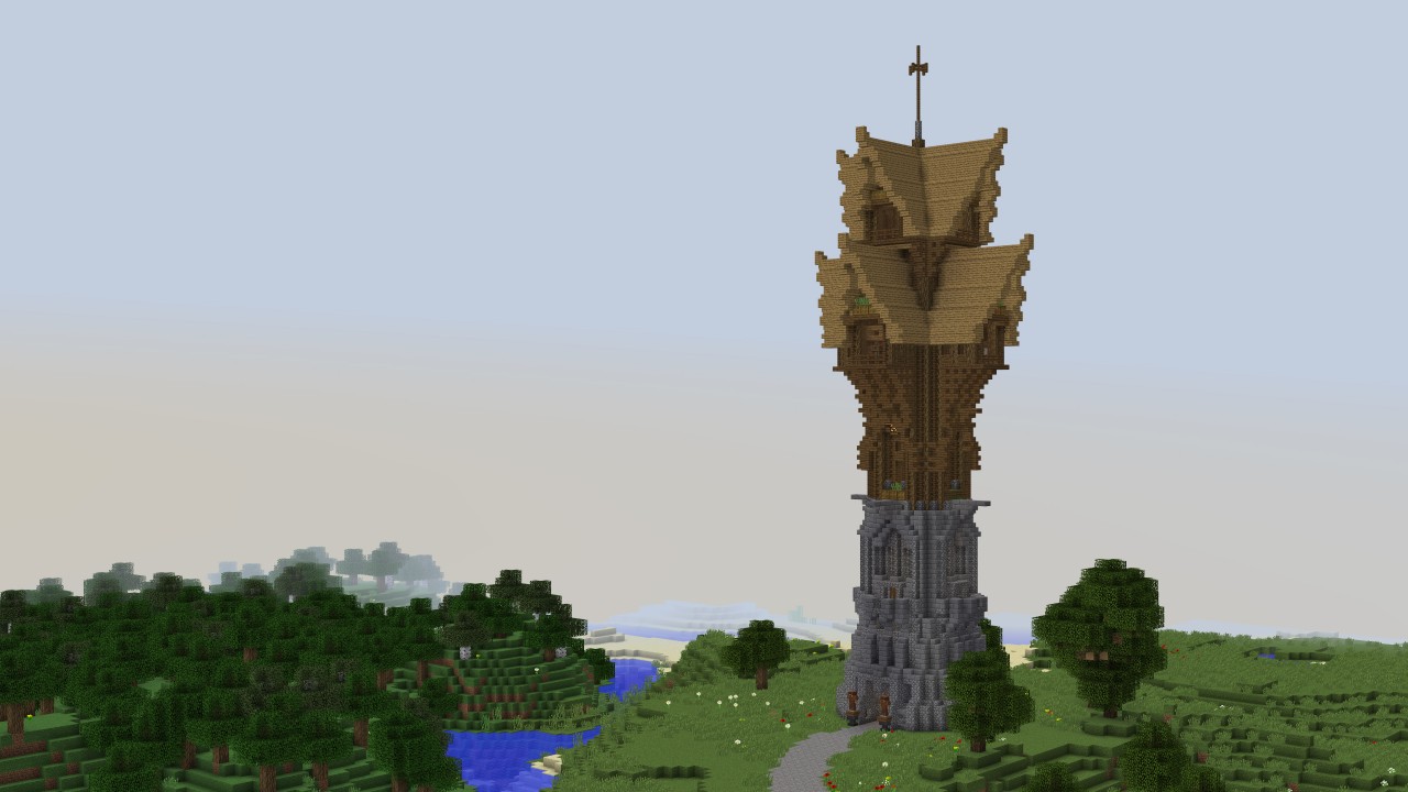 Minecraft Medieval Wizard Tower